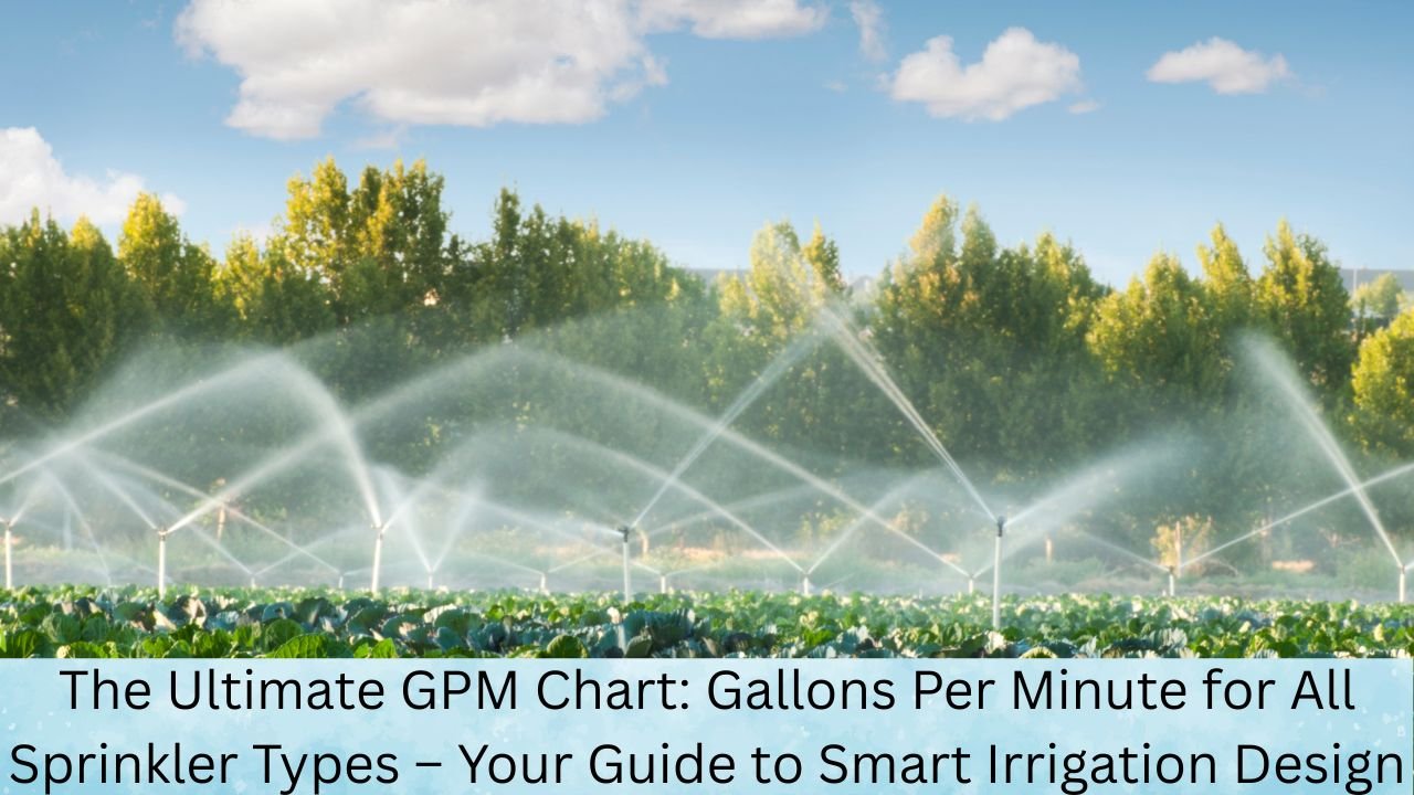 Sprinkler GPM Chart: Find The Right Flow Rate For Your Lawn
